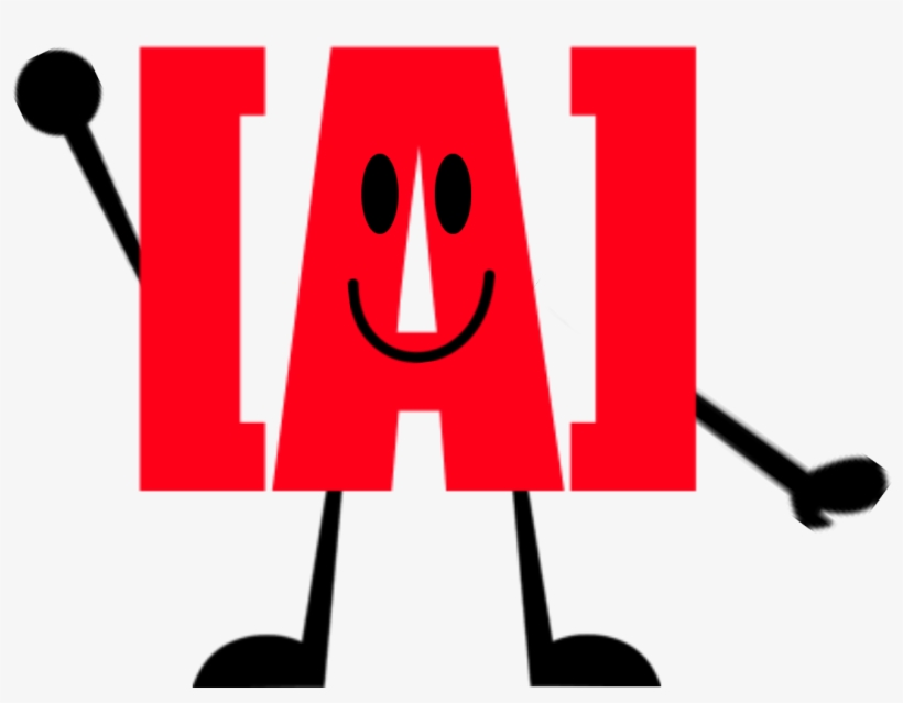 Letter And Square Brackets - Bfb Letters PNG Image | Transparent PNG ...