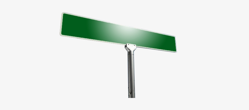 Custom Street Sign - Green Street Sign Png PNG Image | Transparent PNG ...