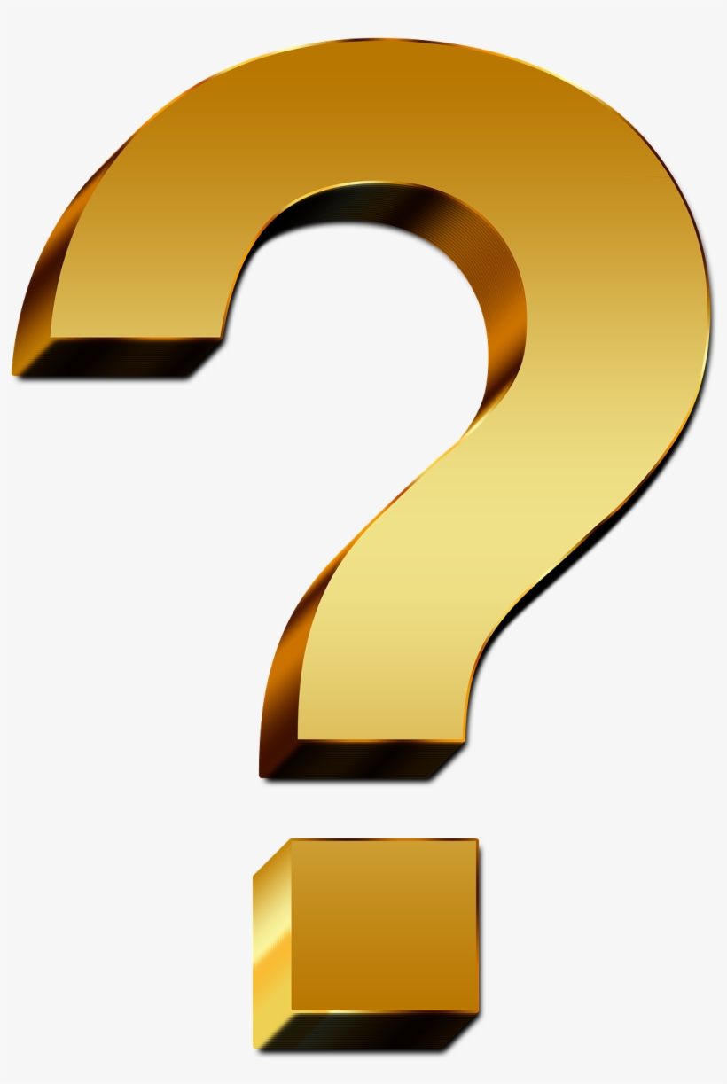 Question Mark 1 - Question Mark Gold PNG Image | Transparent PNG Free ...