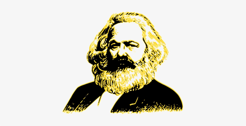 Karl Marx Portrait Man Beard Communism Kar - Karl Marx Images Png PNG ...