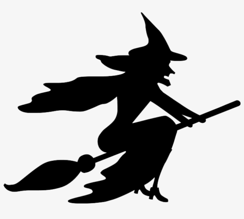 Free Png Witch Png Images Transparent - Retro Vintage Halloween Art PNG ...