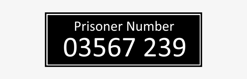 Jailnumbers2 - Signage PNG Image | Transparent PNG Free Download on SeekPNG