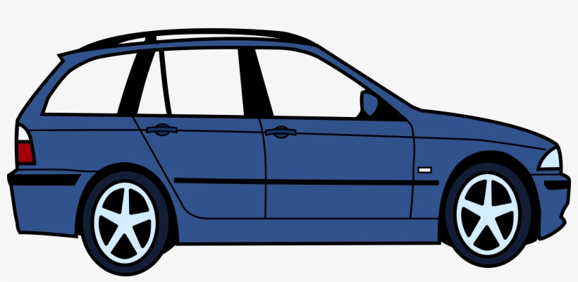 Download Free Vector Bmw Touring Clip Art - Car Side View Clipart ...