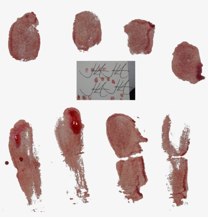 Bloody Fingerprints Stock By - Bloody Fingerprint Png PNG Image ...