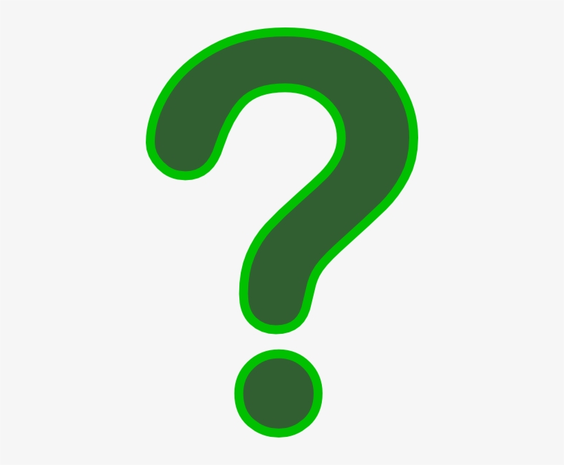 Download People With Questions Marks Clipart - Green Question Mark Png ...