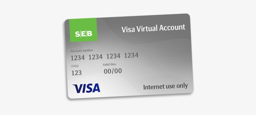 Download Virtual Card - Visa | Transparent PNG Download | SeekPNG