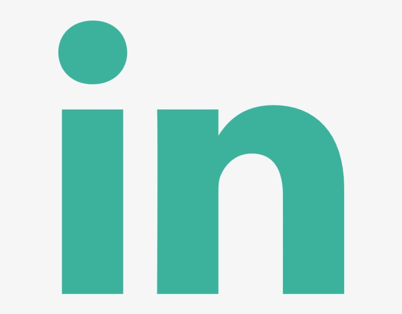 Download Linkedin Logo Black - Linkedin Icon Teal | Transparent PNG ...