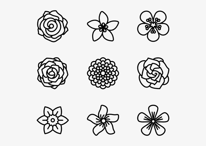 Download Flowers - Flower Icon Vector | Transparent PNG Download | SeekPNG