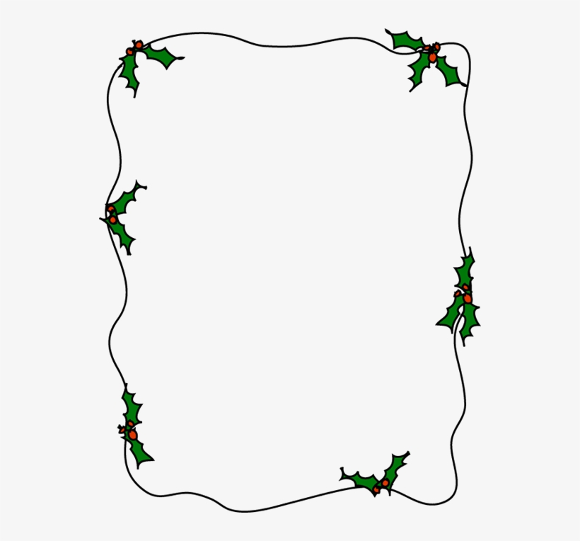 Holly Border For - Clip Art PNG Image | Transparent PNG Free Download ...