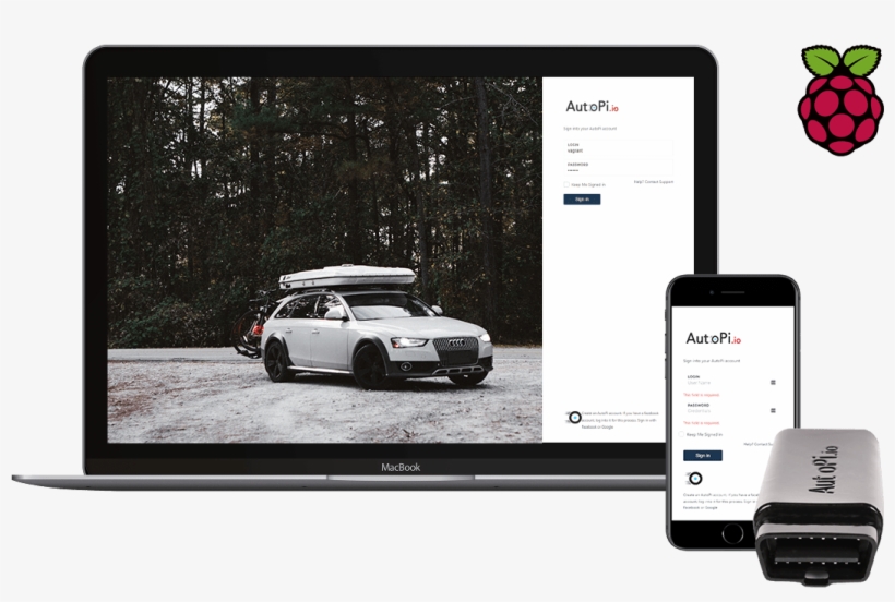 Dongle With Login Screen - Raspberry Pi PNG Image | Transparent PNG ...