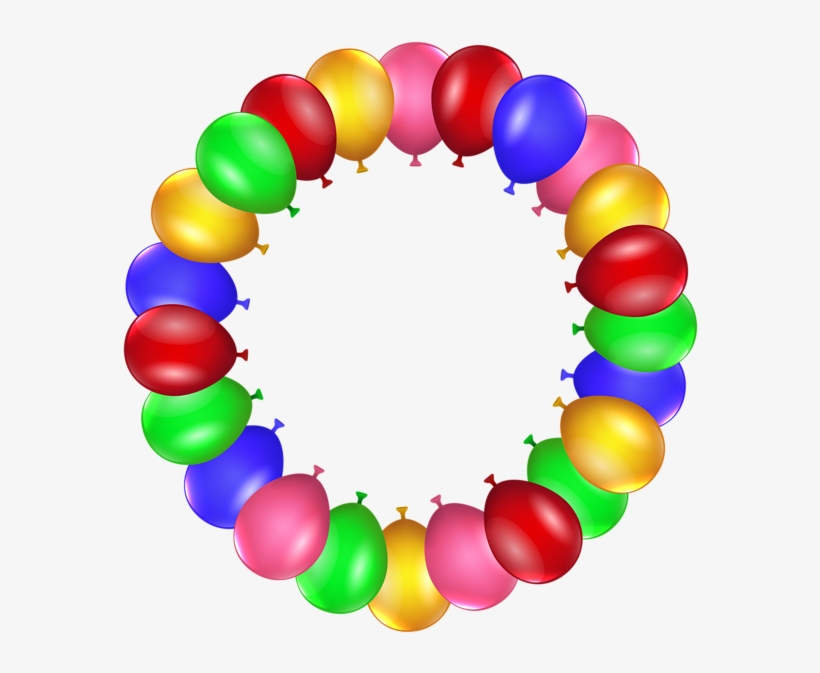 Balloon Border Frame Png Clip Art - Balloon Png Border PNG Image ...