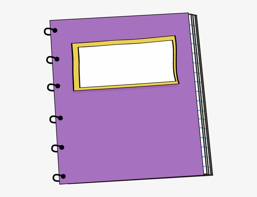 Download Purple Spiral Notebook Clip Art - Notebook Clipart Transparent ...