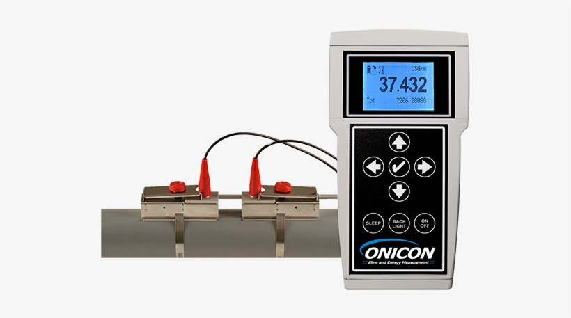 F 4400 Clamp On Portable Ultrasonic Flow Meter - Greyline Instruments Ptfm 1.0 Ultrasonic Flow ...