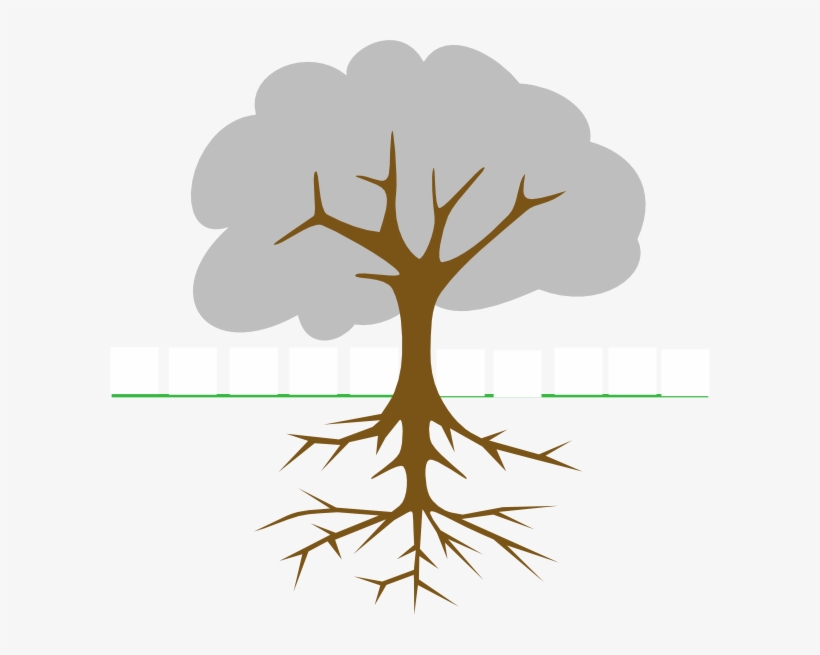 28 Collection Of Tree Clipart With Roots - Tree With Roots Cartoon PNG ...