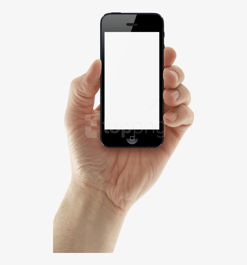Download Free Png Hand Holding Iphone Png Images Transparent - Man Hand ...