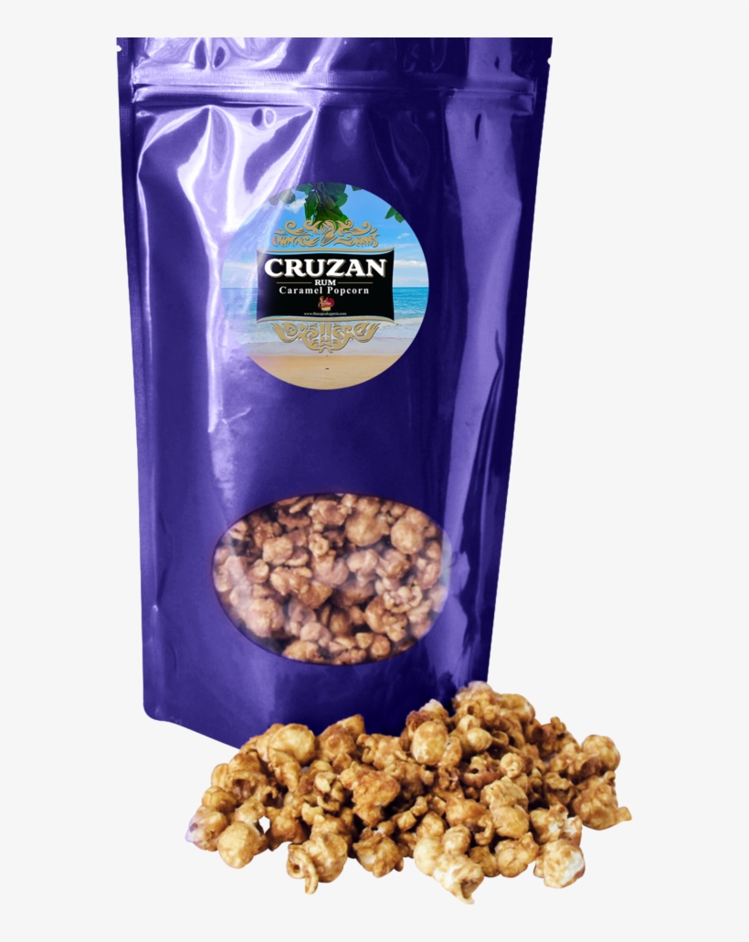 Large Cruzan Rum Caramel Popcorn Pouch - Cruzan Rum PNG Image ...