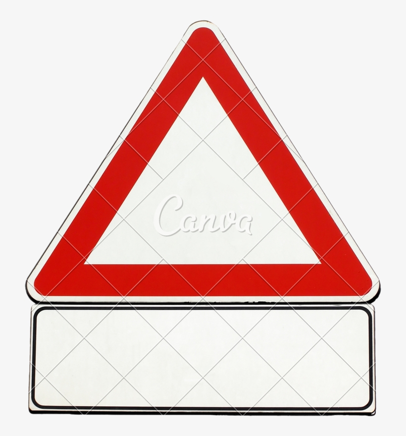 Generic Caution Sign Isolated Photos By Canva - Triangle PNG Image ...