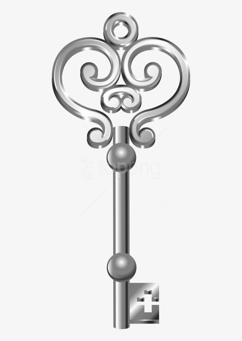 Download Silver Key Clipart Png Photo - Transparent Gold Key Png PNG ...