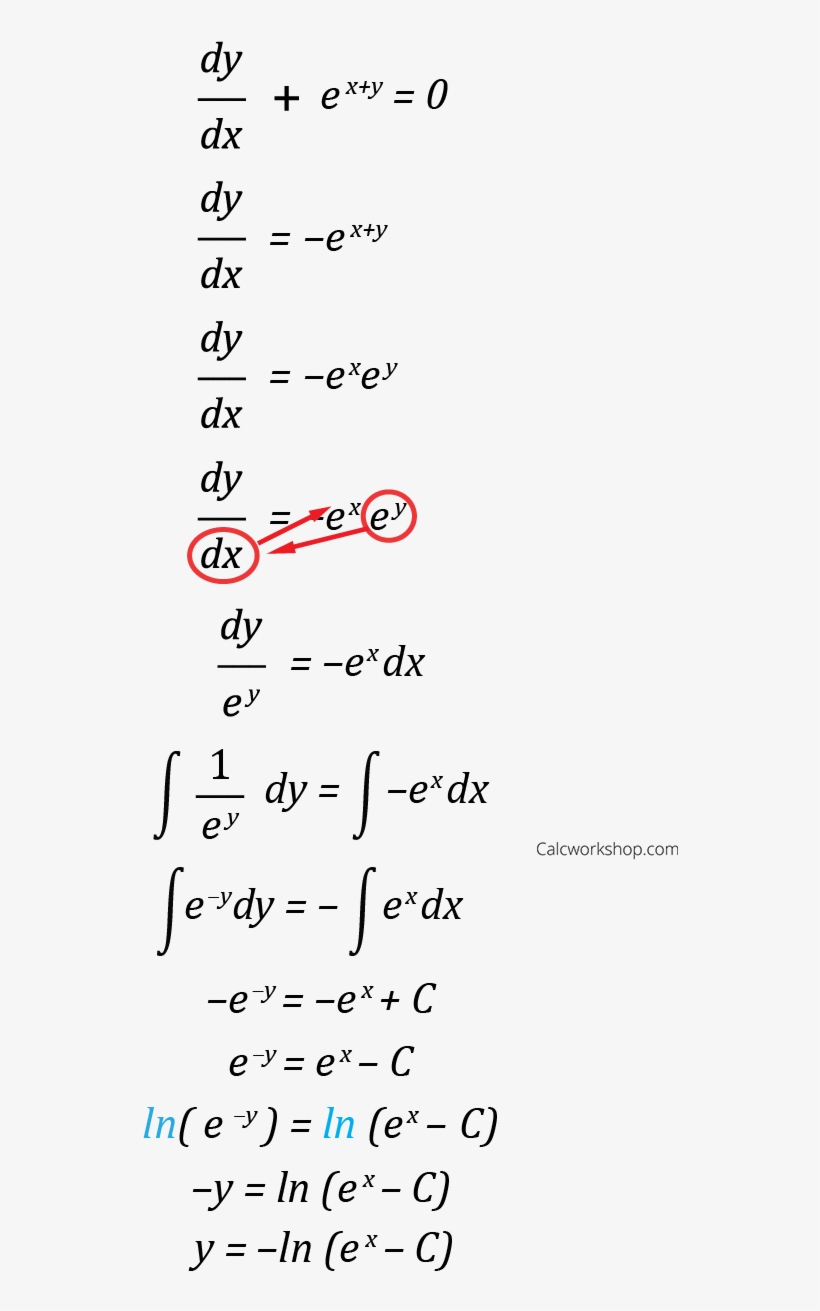 Solving Separable Differential Equations For General - Separation ...
