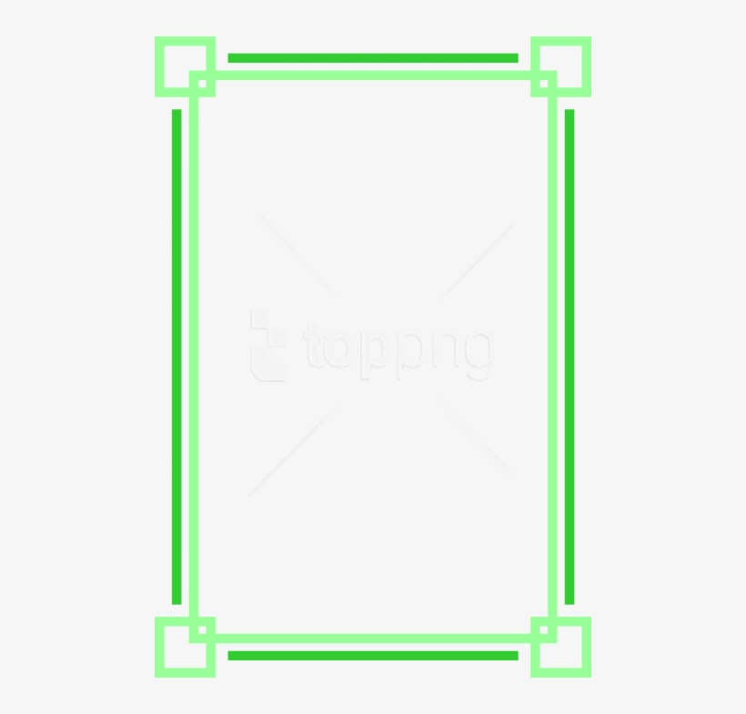 Green Border Frame