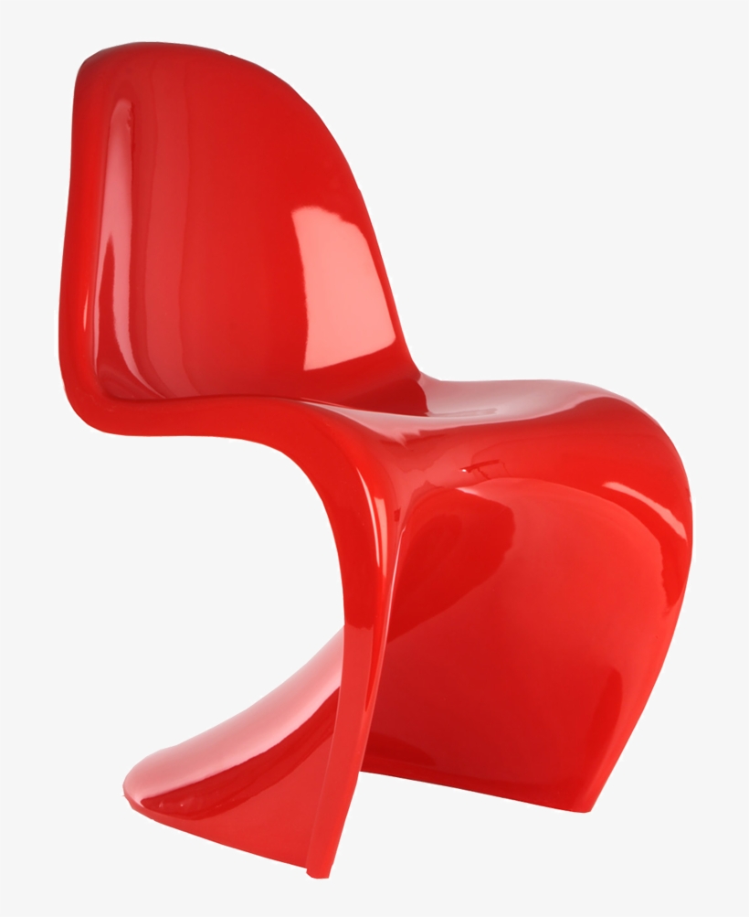 Iconic Chairs In Red - Panton Chair Classic PNG Image | Transparent PNG ...