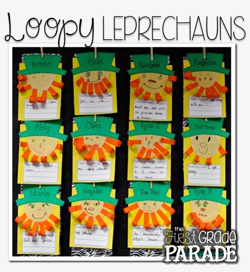 Leprechaun Writing "i Feel Lucky When" - St Patricks Day Art Activities ...