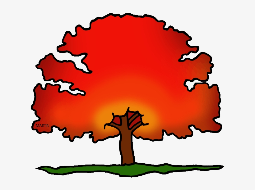 Resume Clipart Red Oak Tree - Animated Red Oak Tree PNG Image ...
