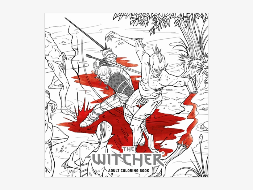 Witcher Adult Coloring Book PNG Image | Transparent PNG Free Download ...