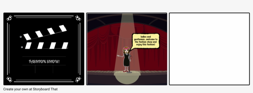 Download Fashion Show - Cartoon | Transparent PNG Download | SeekPNG