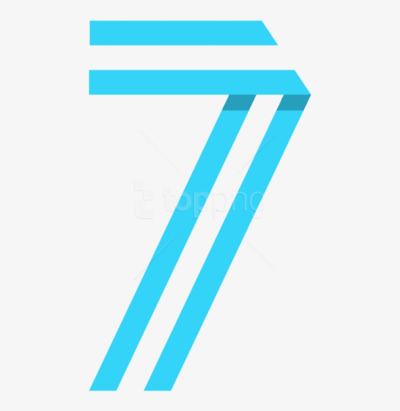 Free Png Download Seven Blue Transparent Clipart Png PNG Image ...