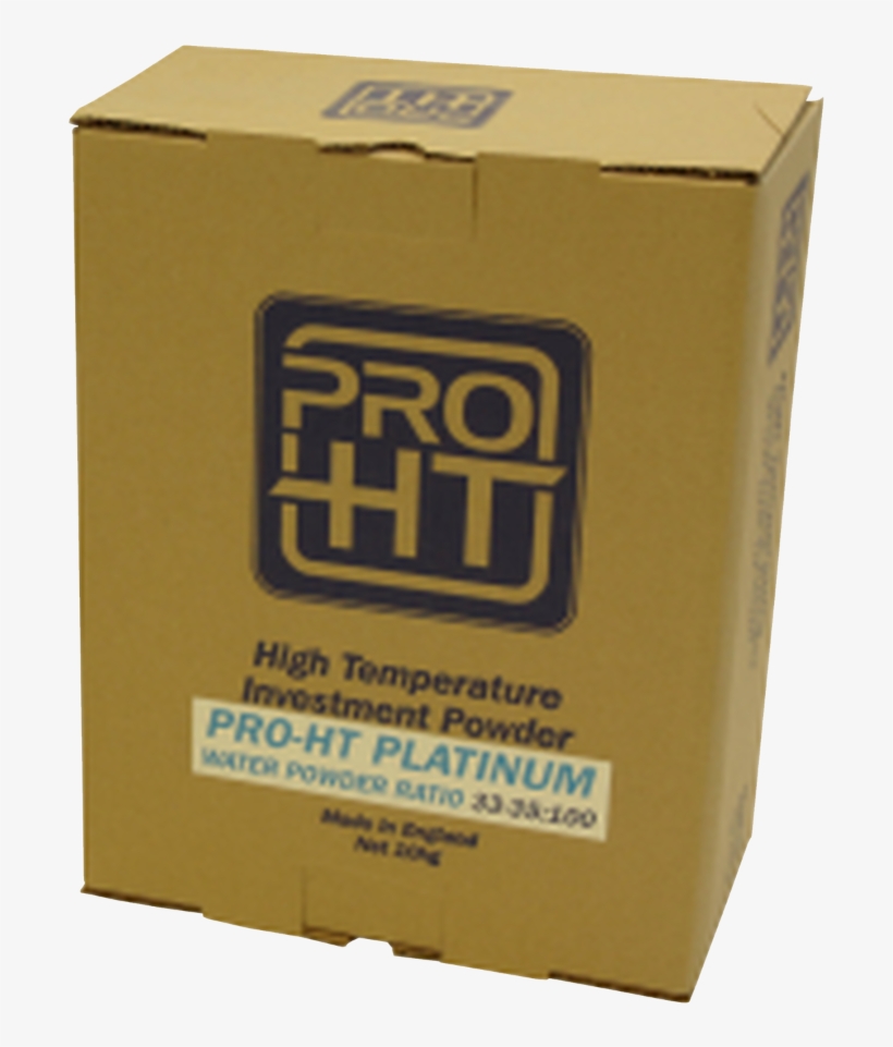 High Temperature Investment Powder, Pro-ht Platin - Box PNG Image ...