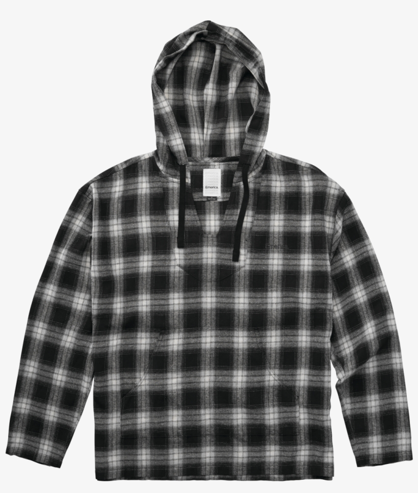 Highland Poncho - Black - Hi-res - Checked Shirt PNG Image ...