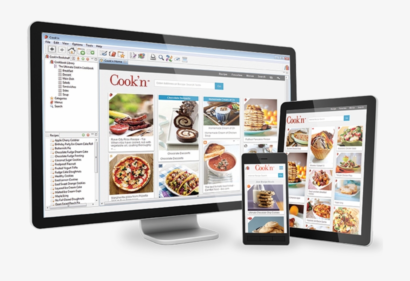 Cook'n Recipe App - Cook N Recipe Organizer PNG Image | Transparent PNG ...