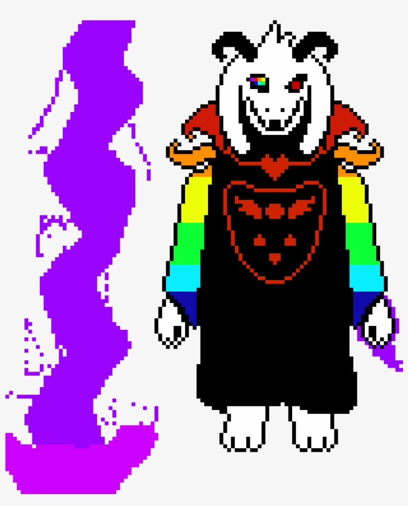 Download Asriel Dreemur - Asriel Dreemurr God Of Hyperdeath Pixel Art ...