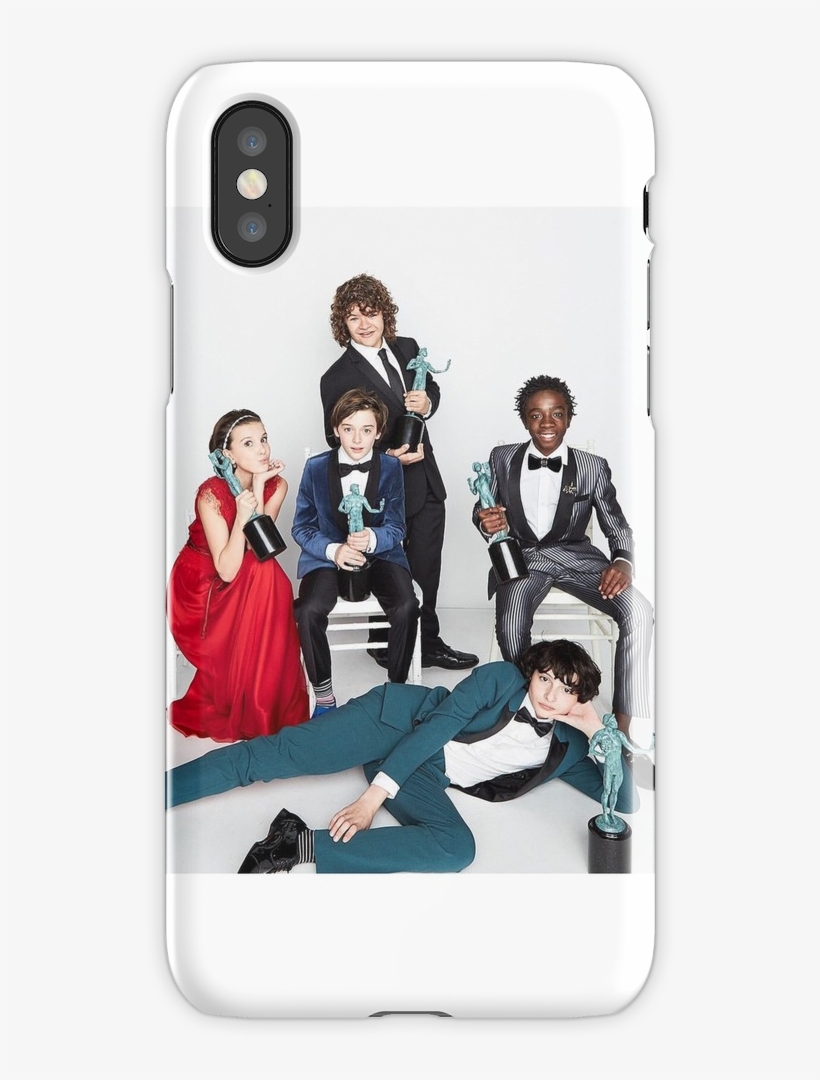 Stranger Things Iphone X Snap Case - Stranger Things Cast Phone PNG ...