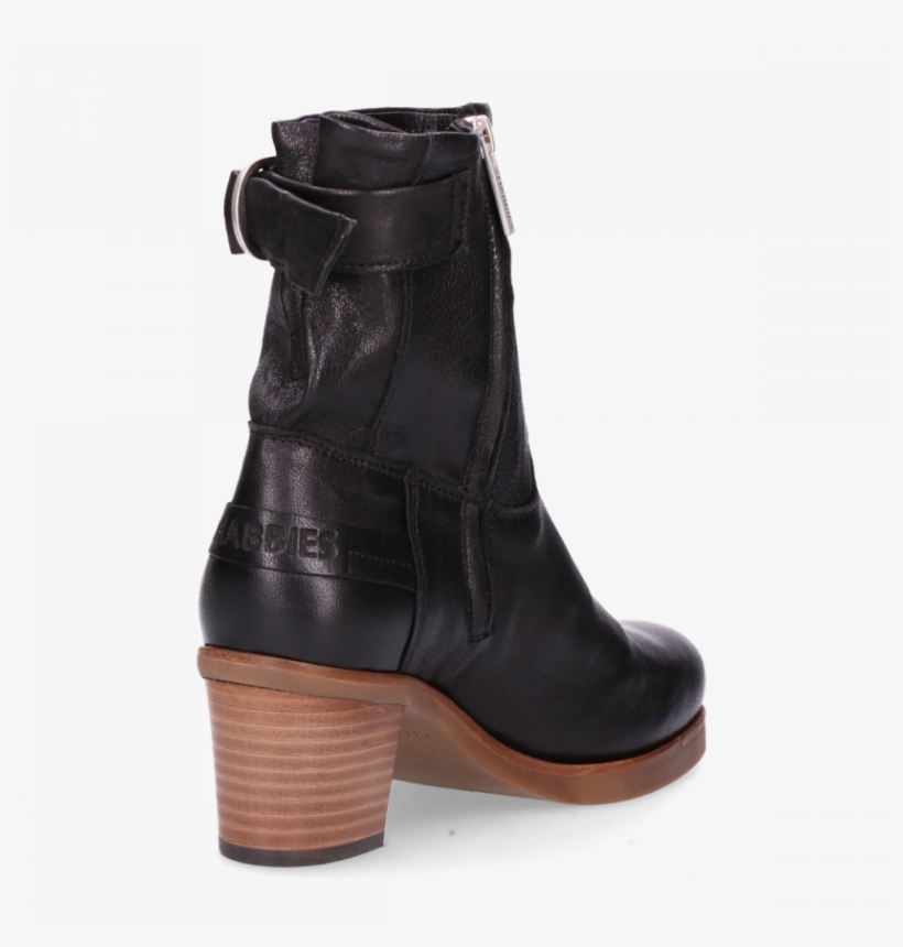 Ankle Boot 5,7 Cm Nappa Leather Black - Motorcycle Boot PNG Image ...