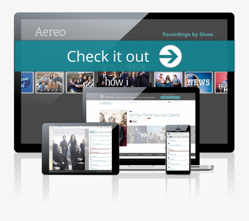 Aereo Terrestrial Streaming Tv Coming To Chromecast - Cord-cutting PNG ...