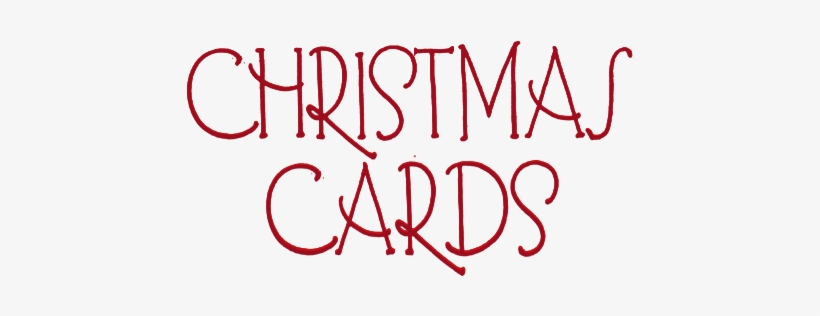 Christmas Cards - Calligraphy PNG Image | Transparent PNG Free Download ...