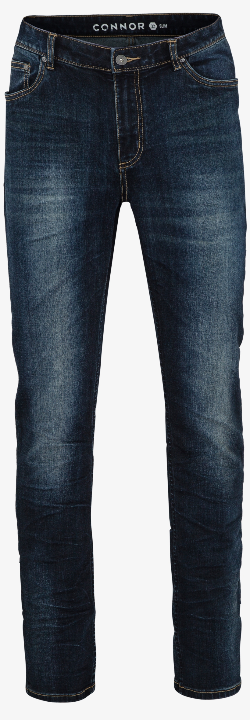 Dark Blue Garrison Slim Jean - Tapered Fit Tempered Fitting Jeans PNG ...