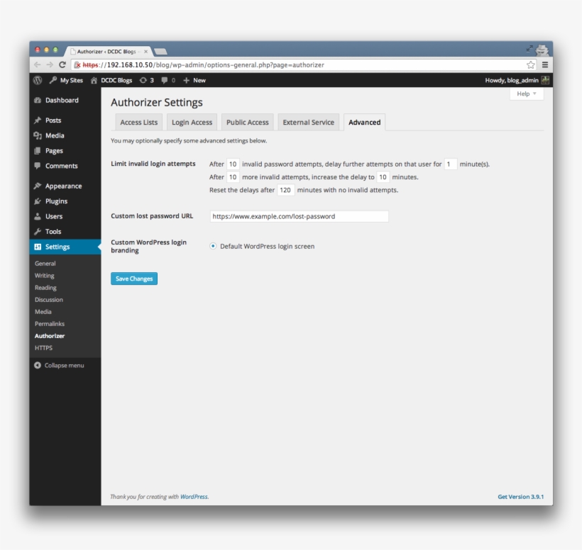 Authorizer Options - Advanced - - Wordpress PNG Image | Transparent PNG ...
