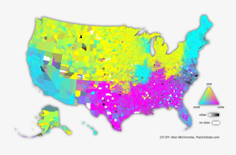 Coke) Map - Soda Vs Pop Vs Cola PNG Image | Transparent PNG Free ...