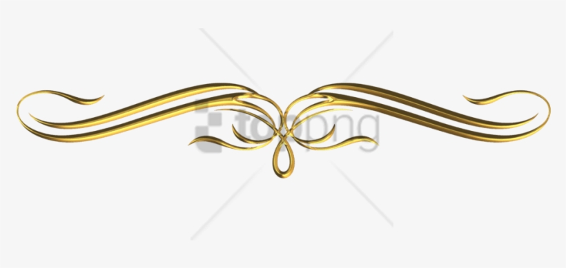 Download Free Png Decorative Gold Line Png Png Image With Transparent ...