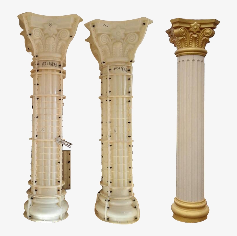 Making Roman Capital Column Mold - Column PNG Image | Transparent PNG ...