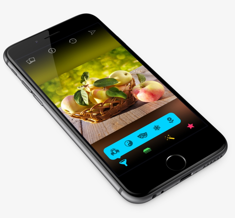 Filters For Iphone - Tilted Iphone PNG Image | Transparent PNG Free ...