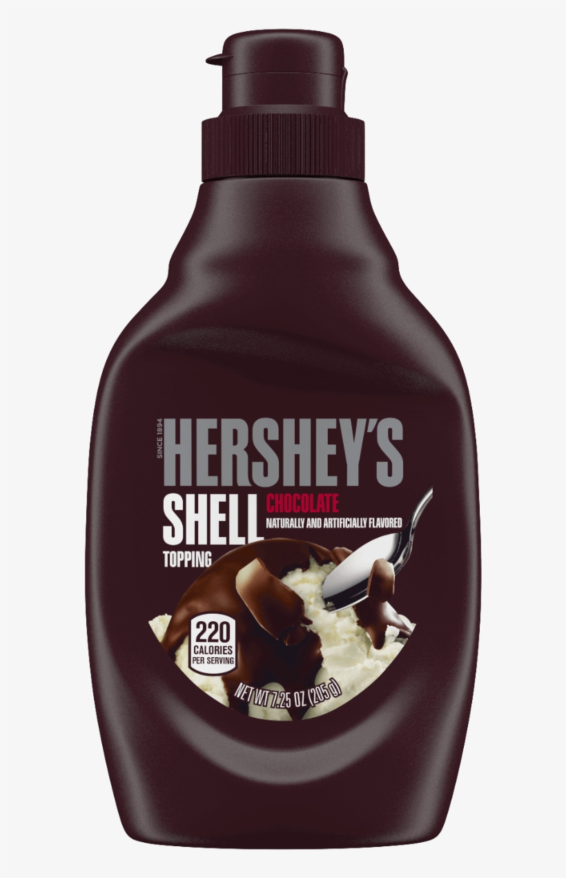 Hershey's Milk Chocolate Shell Topping, - Hershey's Hard Shell Syrup ...