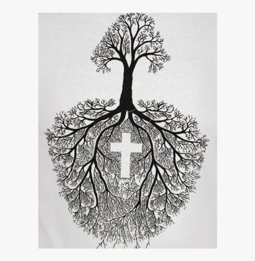 Tree With Roots Cross PNG Image | Transparent PNG Free Download on SeekPNG