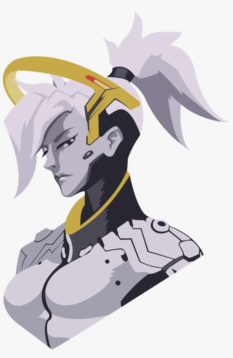 Mercy By Bloodyhell On - Overwatch Mercy Spray Transparent PNG Image ...
