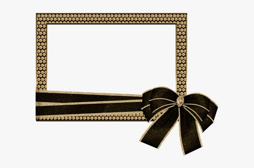 Gold Transparent Png Photo Frame With Diamonds And - Gold Diamond Frame ...