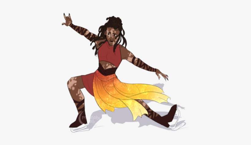 Pose Practice Turned Into Figure-skating Au W/ Kairo - Illustration PNG ...