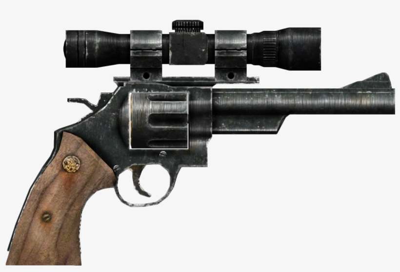 44 Magnum Revolver With Scope - New Vegas .44 Magnum PNG Image ...
